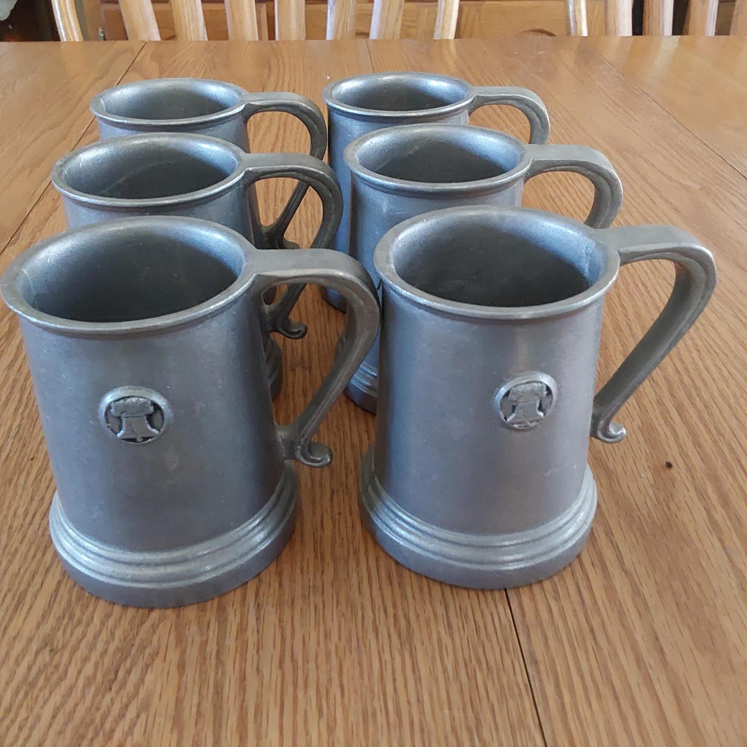 Royal Wilton Pewter Armetale-rwp Are a Set of 6 Matching 4.75" Tall 17 ...