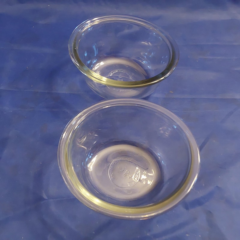 Small Oval Glass Bowls - Etsy