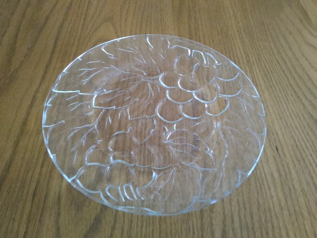 A 10.25 KIG Dinner Plate From Indonesia With an Embossed Fruit Pattern ...