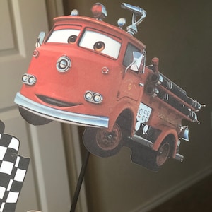 Pixar Cars Centerpiece Birthday Picks - Etsy
