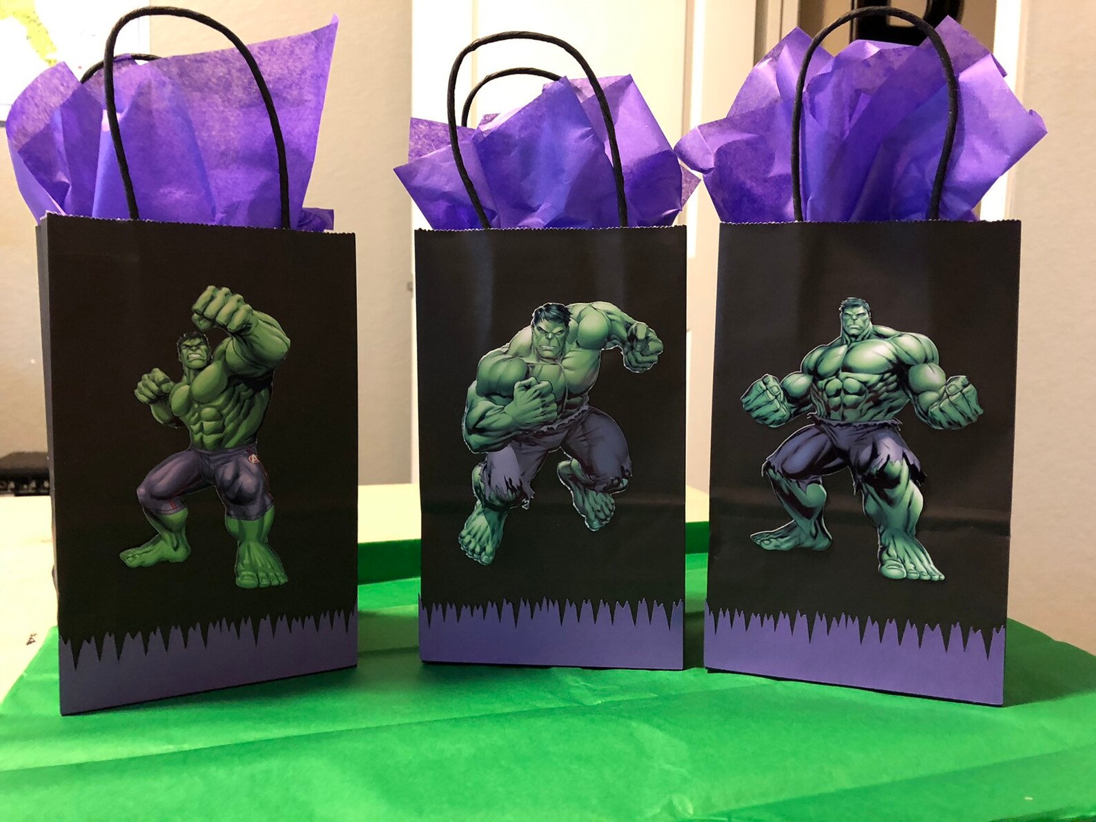Hulk Birthday Favor Bags/goodie Bag/treat Bags - Etsy