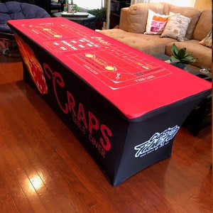 Casino Craps Spandex Table Cover - Etsy