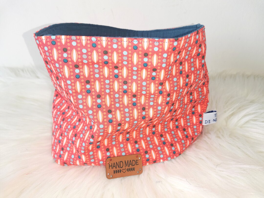 Snood Neck Scarf Child Mid Season Spring/summer 100% Cotton - Etsy UK