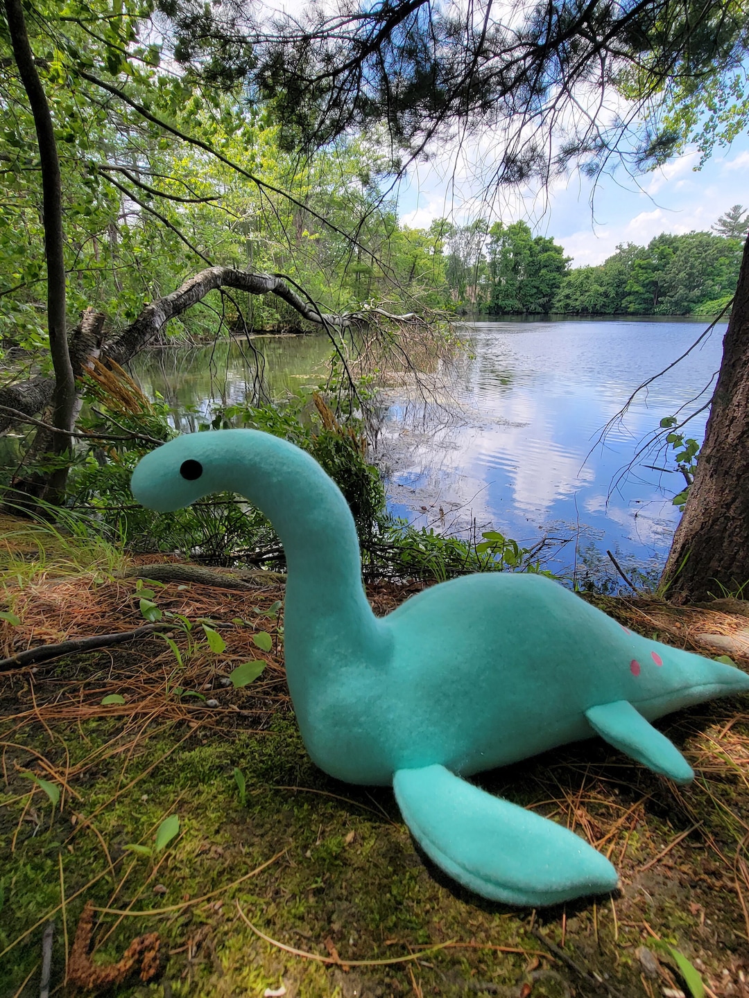 12 Inch Nessie the Loch Ness Monster Stuffed Animal, Cryptozoology Soft ...