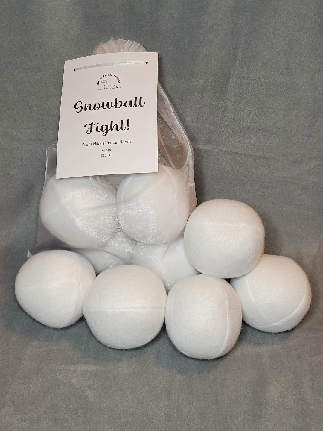 Snowball Fight, Indoor Snowball Toy - Etsy