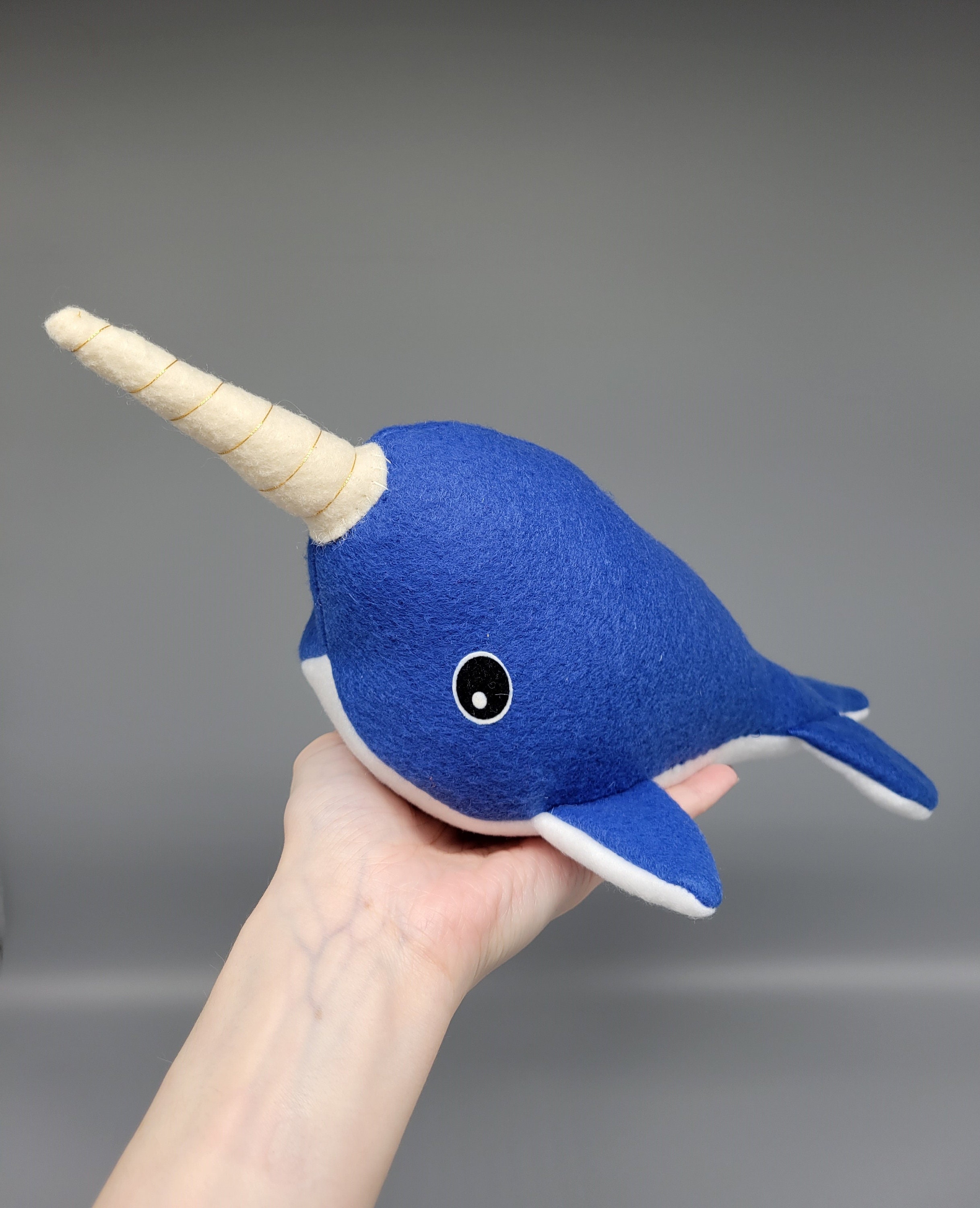Narwhal Stuffed Animal Narwhal Soft Toy Stuffed Unicorn of - Etsy