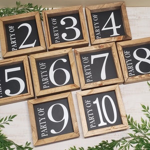 Party of Sign, Party Number Sign, Party of Number Sign, Party of 2 ...