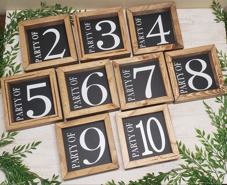 Party of Sign, Party Number Sign, Party of Number Sign, Party of 2 ...