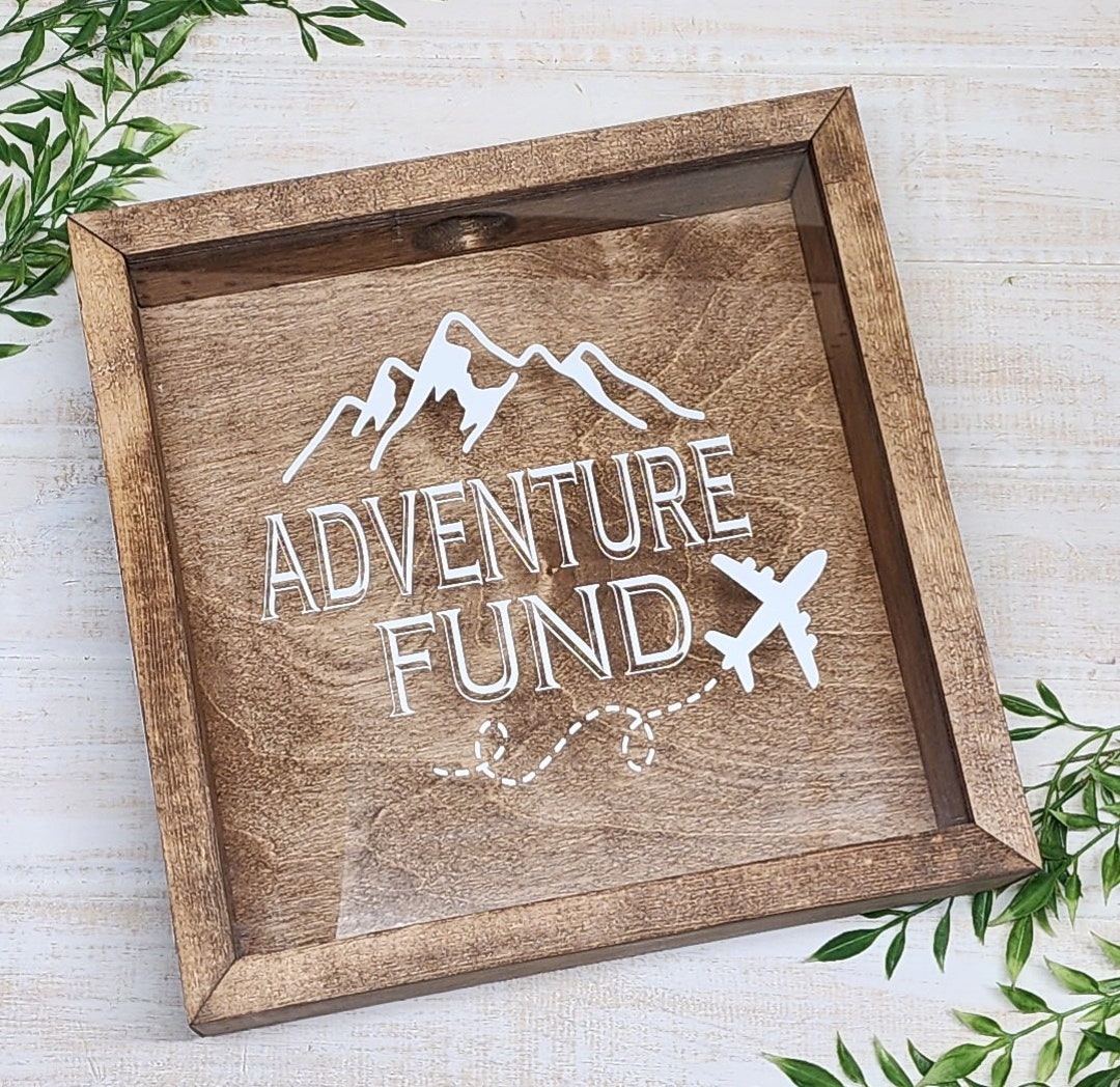 Adventure Fund Shadow Box, Adventure Money Savings Box, Savings Shadow ...