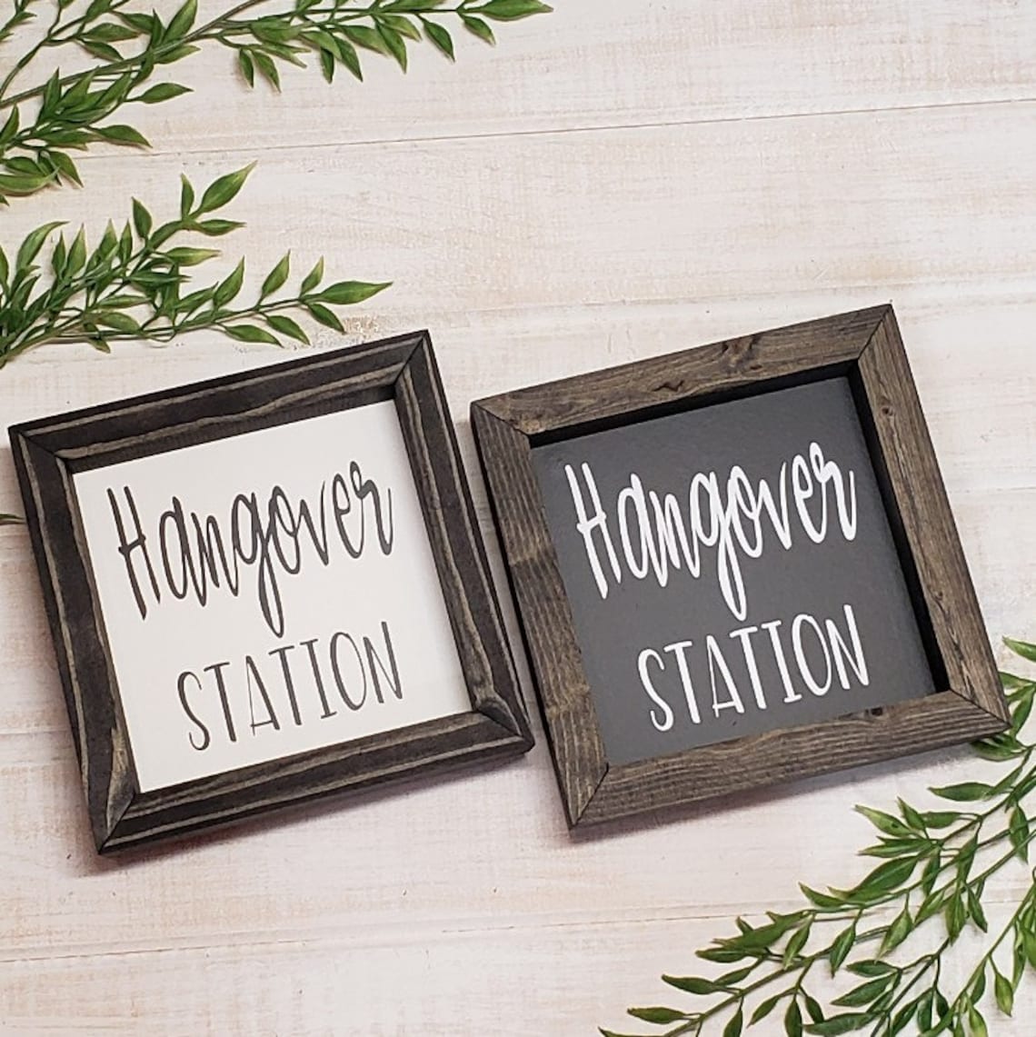Hangover Station Sign, Bar Sign, Wine Sign, Alcohol Sign, Coffee Bar ...