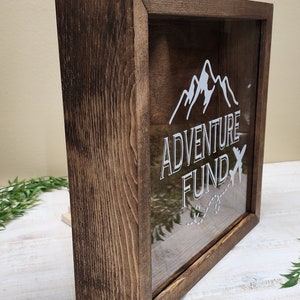 Adventure Fund Shadow Box, Adventure Money Savings Box, Savings Shadow ...