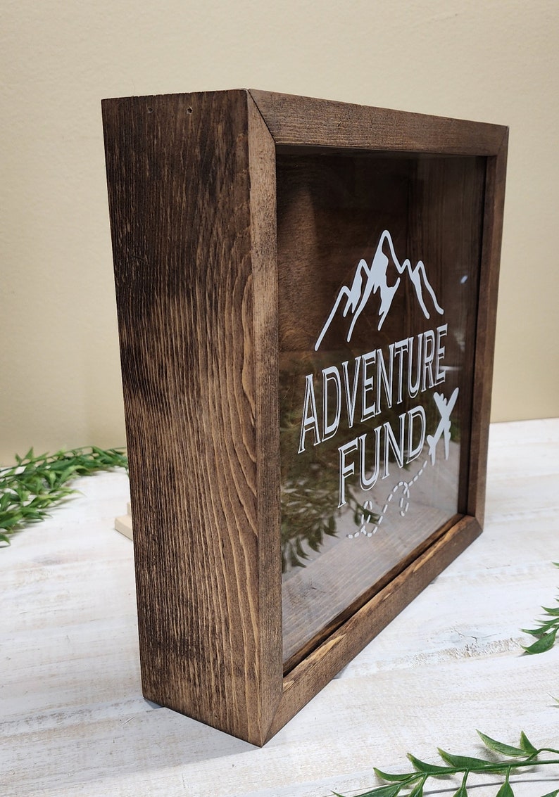 Adventure Fund Shadow Box Adventure Money Savings Box - Etsy