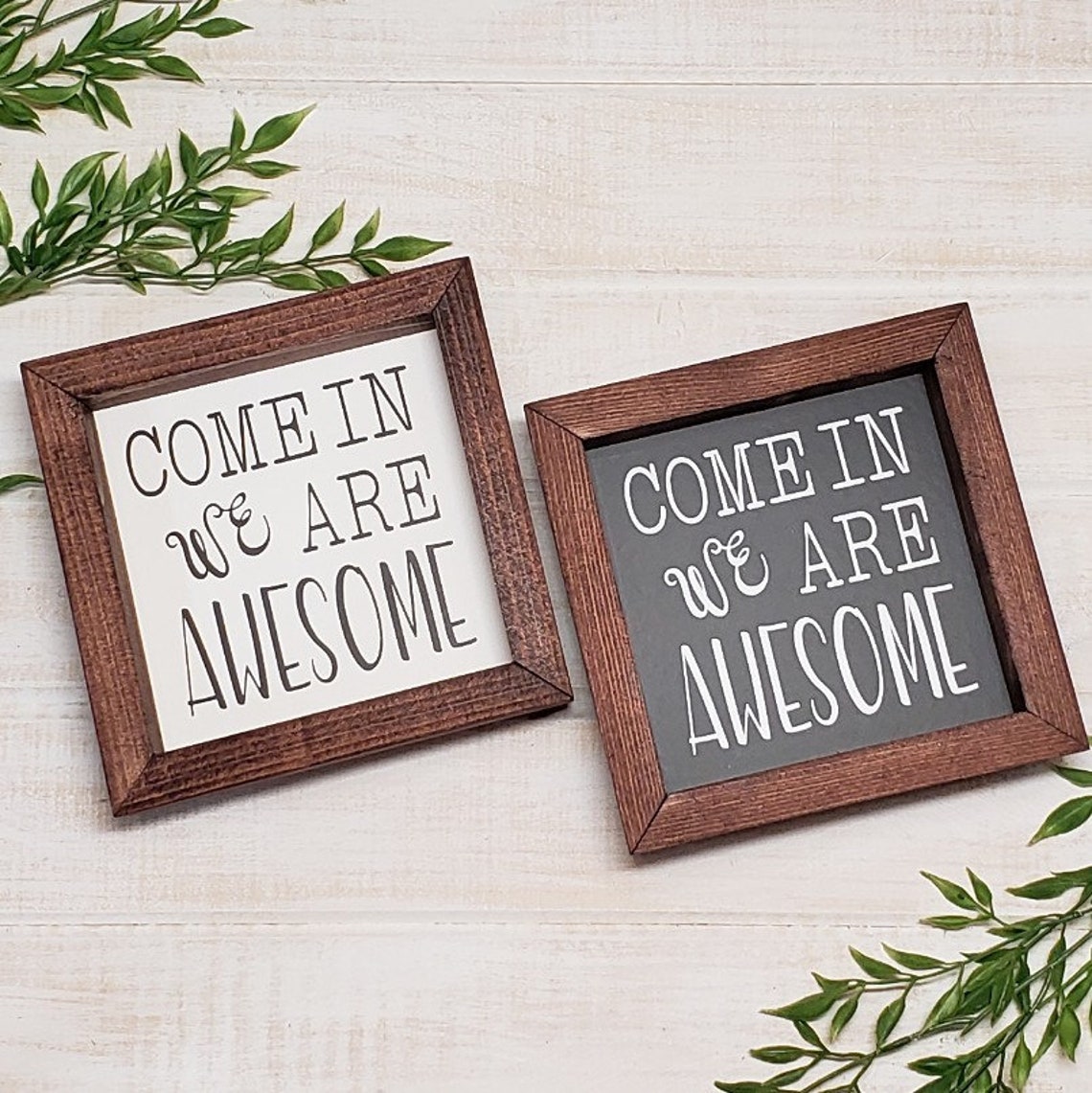 Come in We Are Awesome Sign | Etsy