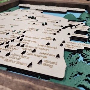 Wisconsin State Park and Forests Map, Wisconsin State Park & Forest ...