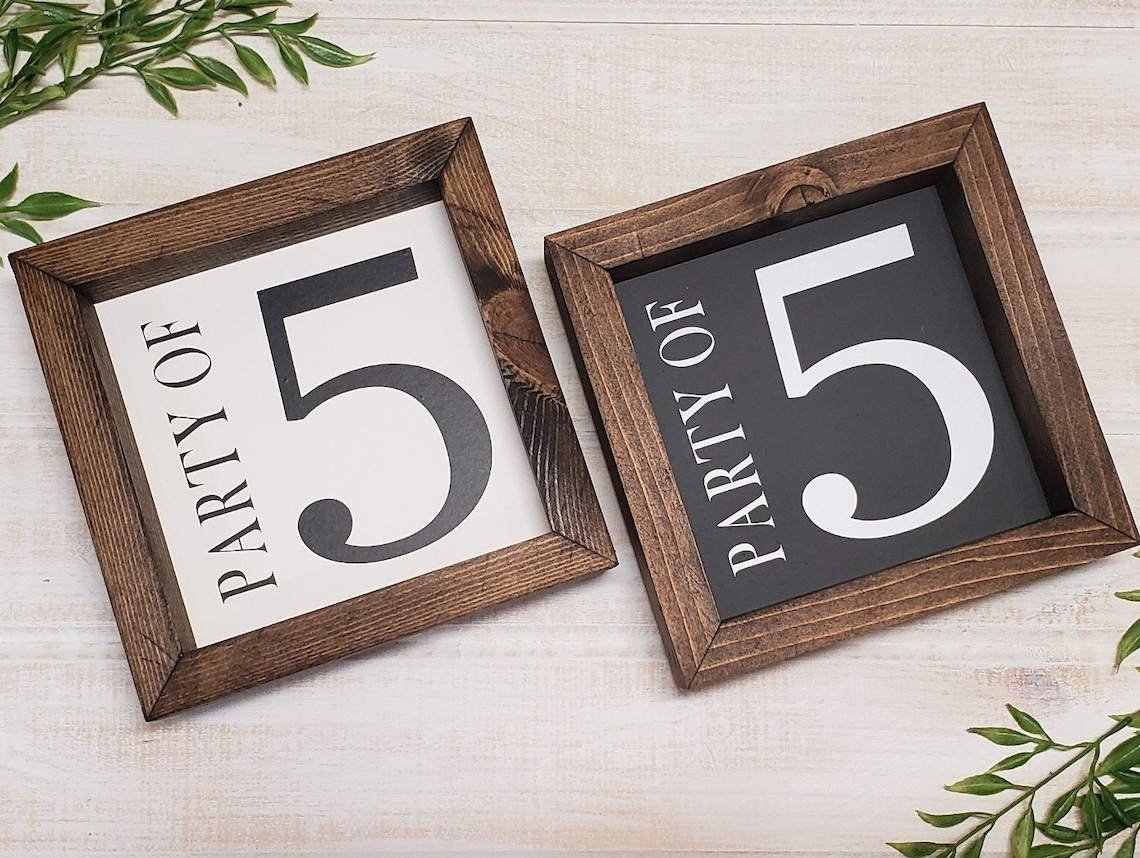 Party of Sign Party Number Sign Party of Number Sign Party - Etsy