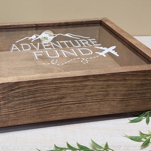 Adventure Fund Shadow Box, Adventure Money Savings Box, Savings Shadow ...