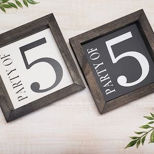 Party of Sign, Party Number Sign, Party of Number Sign, Party of 2 ...