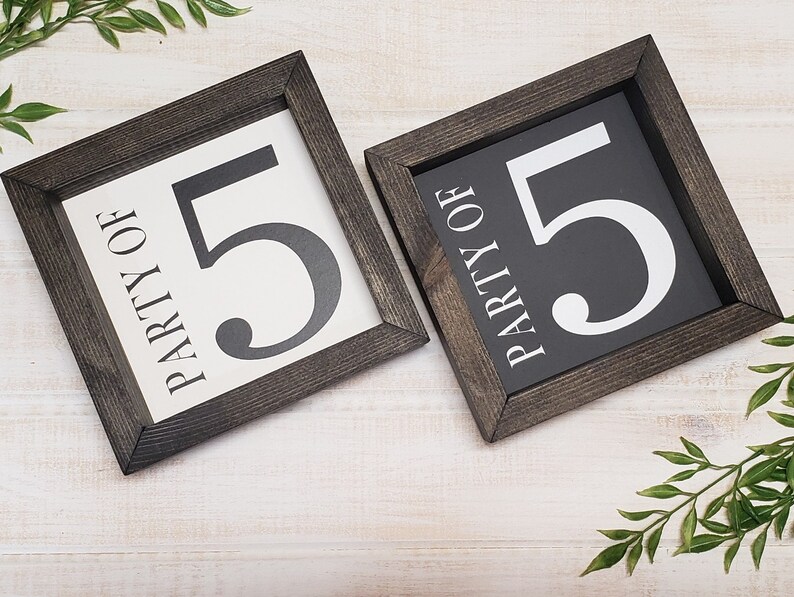 Party of Sign Party Number Sign Party of Number Sign Party - Etsy