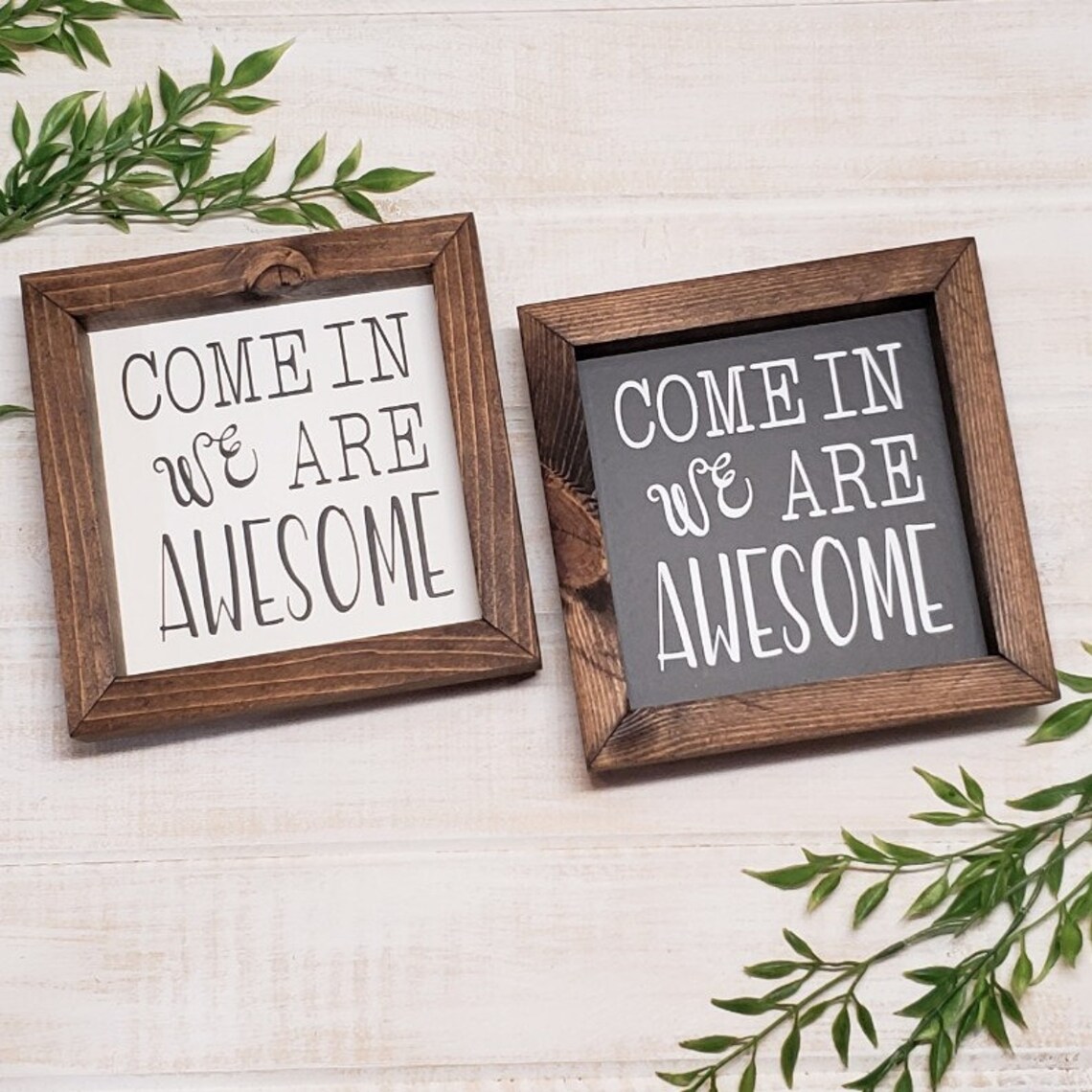 Come in We Are Awesome Sign | Etsy