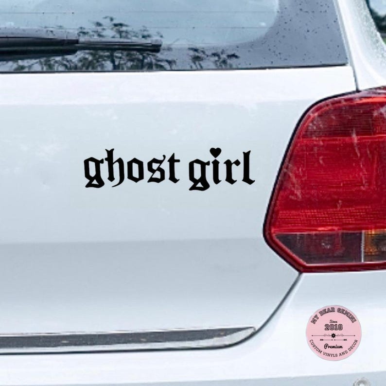 Ghost Girl Bumper Sticker Premium Vinyl Decal Car Sticker - Etsy