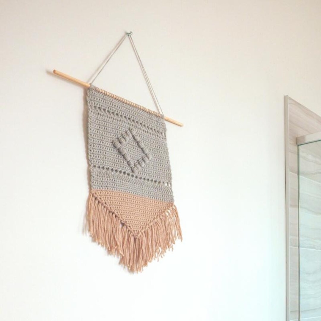 Boho Wall Hanging Crochet Pattern Crochet Wall Hanging - Etsy