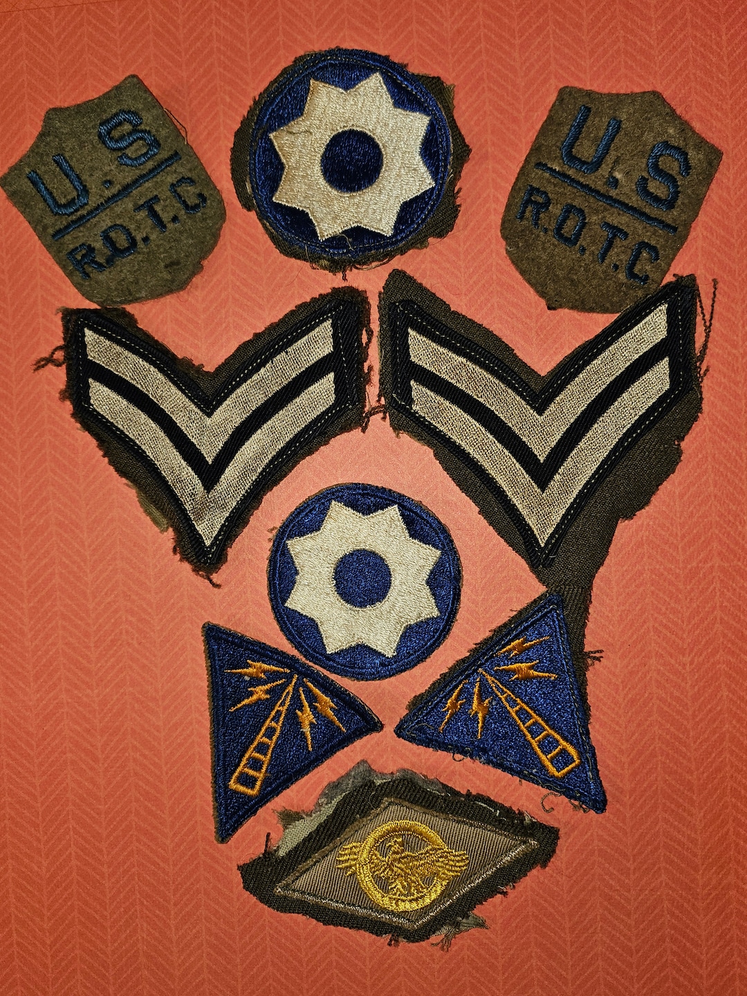 Set of 9 Ww2 Military Patches - Etsy