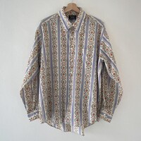 1960's Men's Italian Stlye Knit Shirt by Di Firenze by Campus, Size M ...
