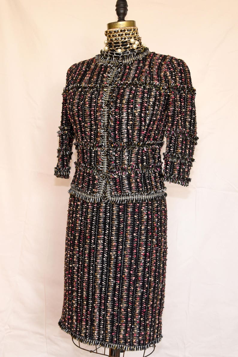 Chanel Fabrics, Handmade Couture 2 Pieces Suit - Etsy