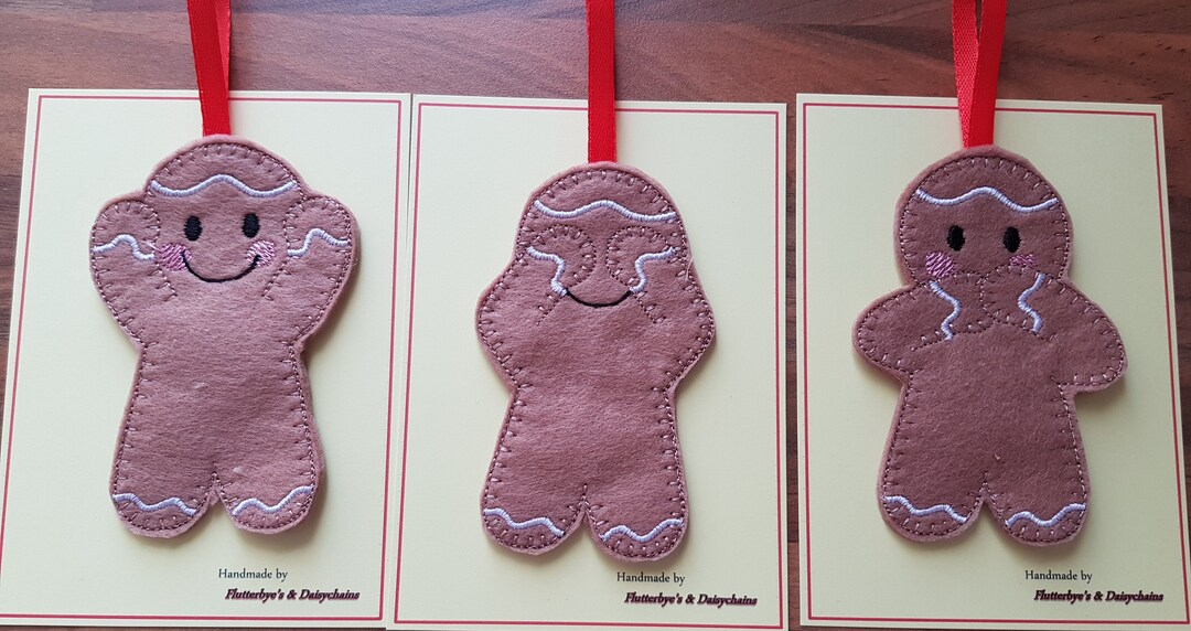 3 Wise Gingers, See No Evil, Hear No Evil, Speak No Evil, Hanging ...