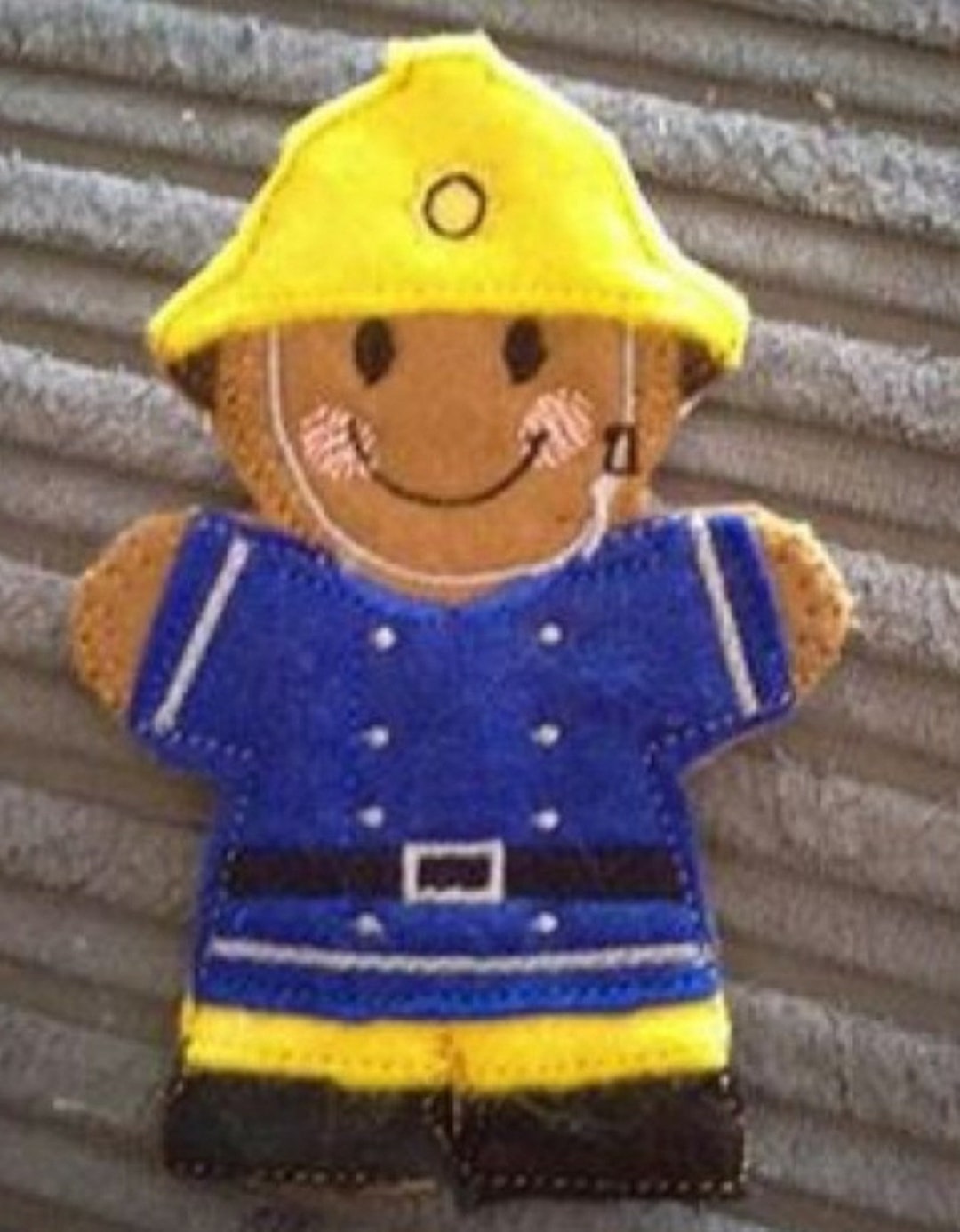 Fireman Gingerbread Man Personalised Christmas Hanger - Etsy