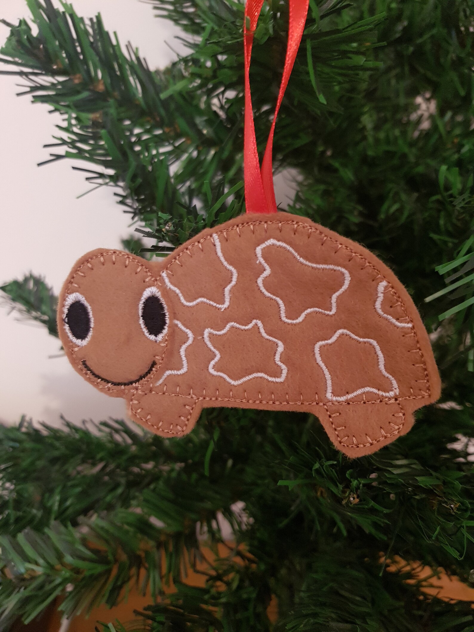 Tortoise Felt Ornament Traditional Decoration Tortoise - Etsy