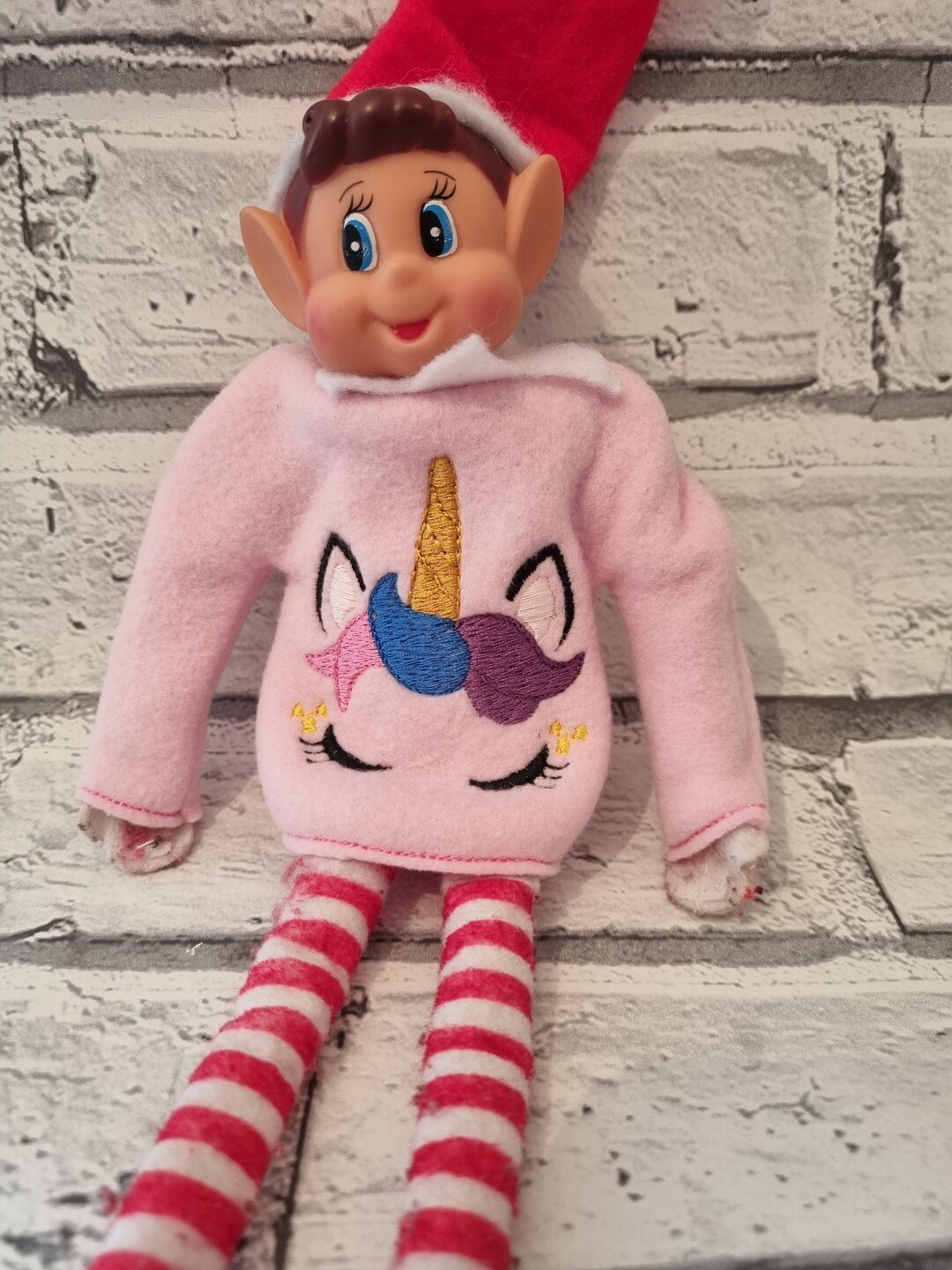 Elf Jumper, Cheeky Doll, Quirky, Christmas, Holiday Doll, Elf Props ...