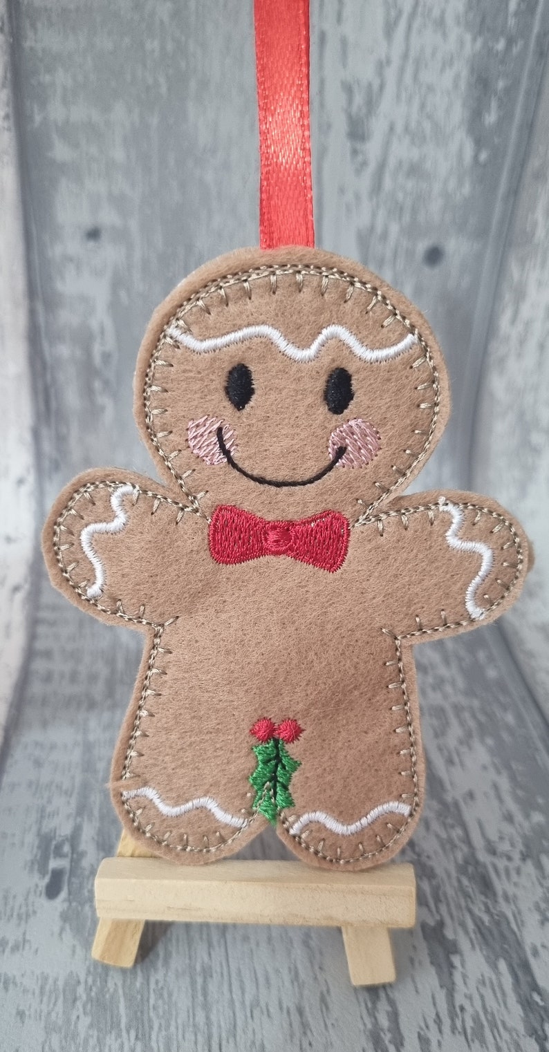 Adam Ginger Eve Ginger People Christmas Keepsake Decoration Ornament ...