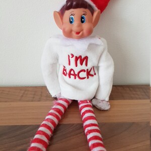 Christmas Elf Doll Jumpers. Lockdown 2020, Funny Jumpers, Quirky ...