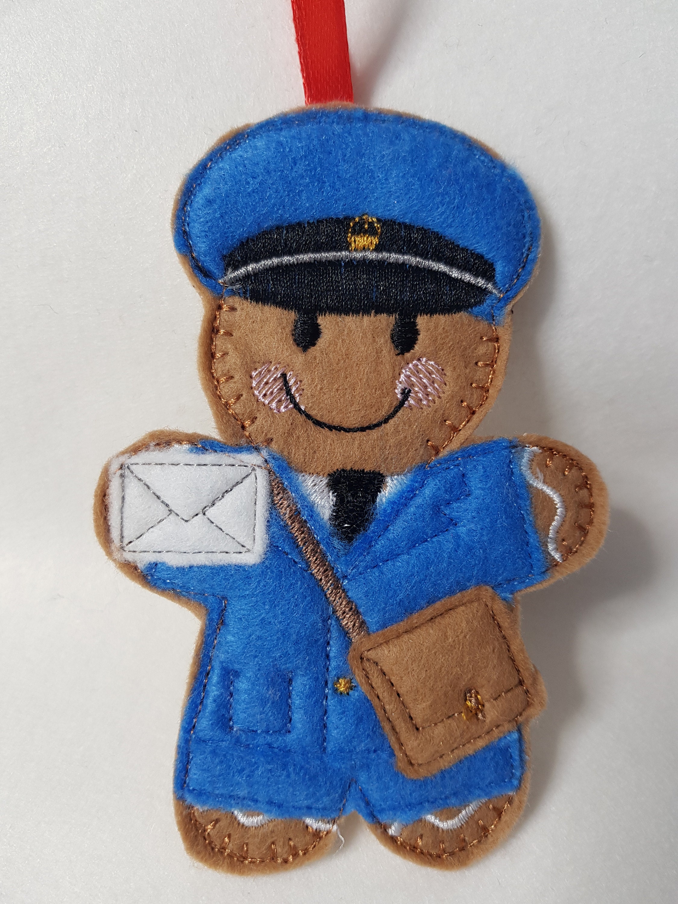 Gingerbread Postman Decoration - Etsy UK