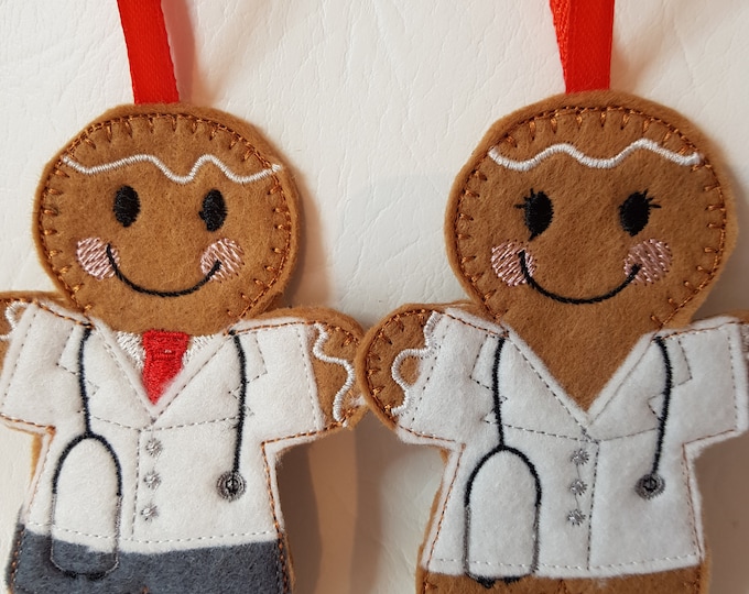 Ginger Doctors, Medical, Nhs, Male Doctor, Female Doctor, Christmas ...