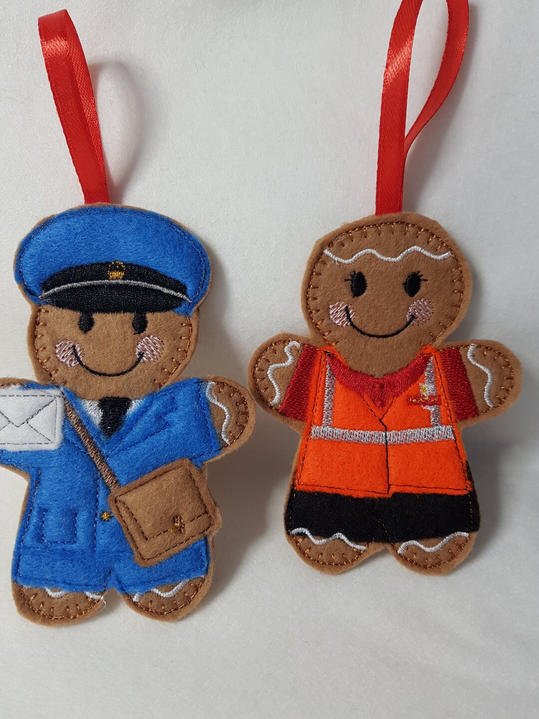 Gingerbread Postman Decoration - Etsy UK