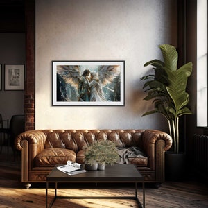 Arch Angel Art Work Print Poster - Etsy