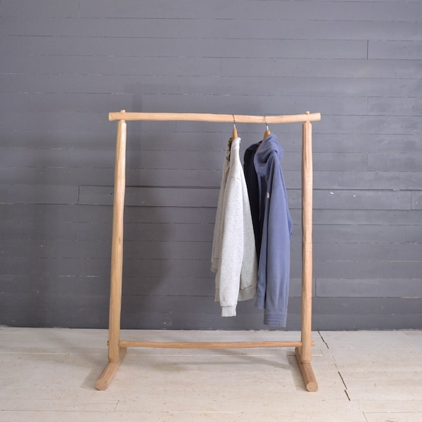Wooden Clothes Rack - Etsy