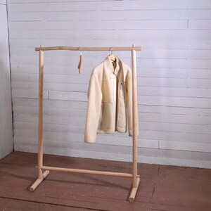 Large Wooden Clothes Rack, Clothes Hanger, Natural Boho Style, Many ...