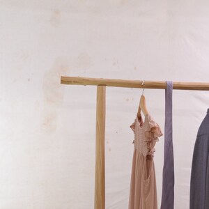 Natural Wood Clothes Rack, Boho Clothes Hanger, Cosy Decor - Etsy