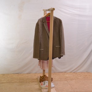 Natural Wood Clothes Rack, Boho Clothes Hanger, Cosy Decor - Etsy