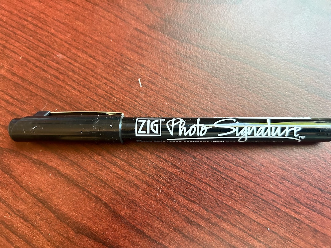 ZIG Photo Signature Marker Black - Etsy
