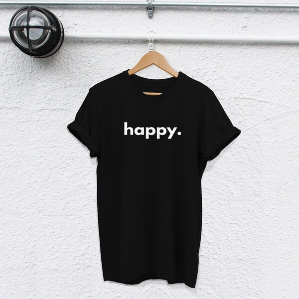 Happy Shirt - Etsy