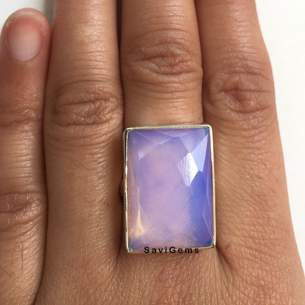 Opalite Ring - Etsy UK
