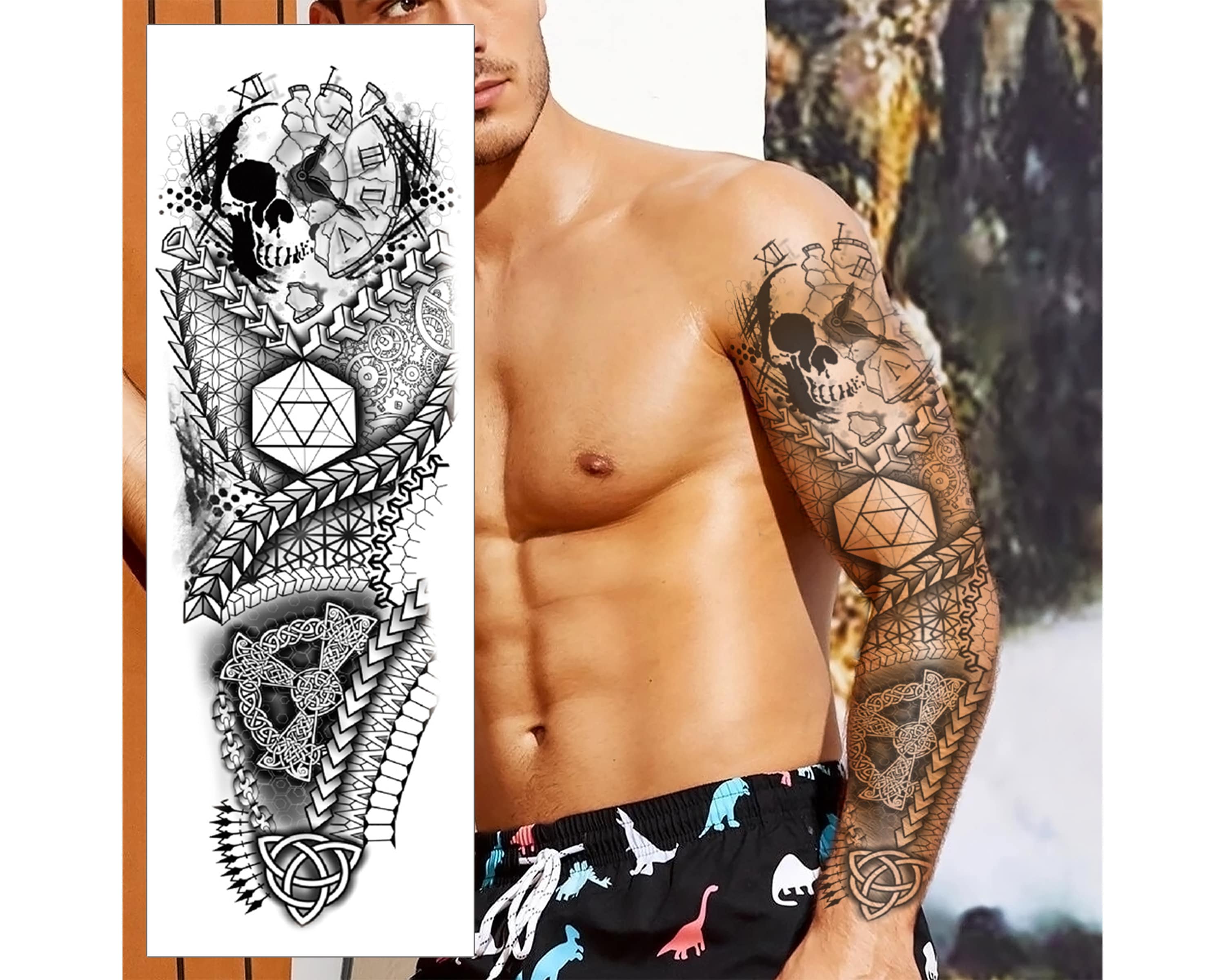 Temporary Tattoos Sleeve