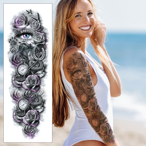 Tattoo Sleeve Women - Etsy UK