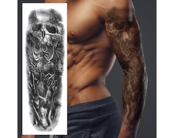 Dancing With the Devil Temporary Tattoo Sticker set of 2 - Etsy