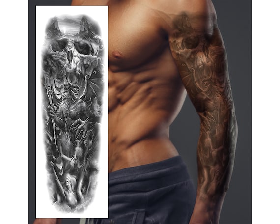 Devil Sleeve Tattoo Designs