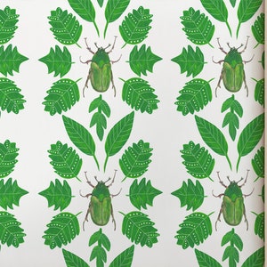 Seamless Digital JPG Papers With Colorful Insects Butterfly Bug Beetle ...